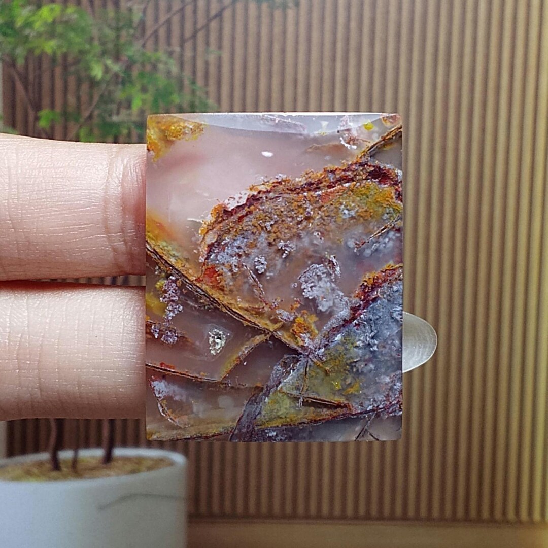 Chrysocolla Native Copper • Aquadite • Gemstone Pendant • Cabochon Size ...