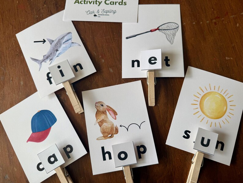 Short Vowel CVC Learning Game - Etsy