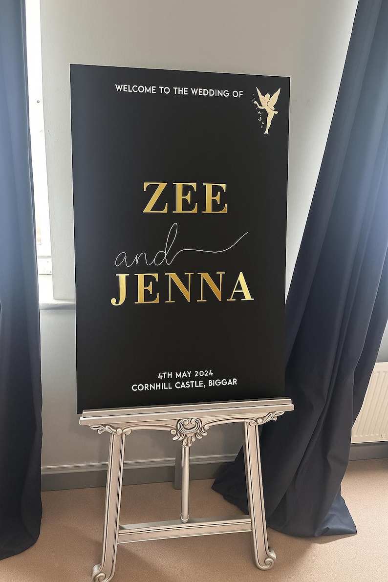 Acrylic Wedding Sign, Modern Wedding Sign, Engagement Sign, Bridal ...