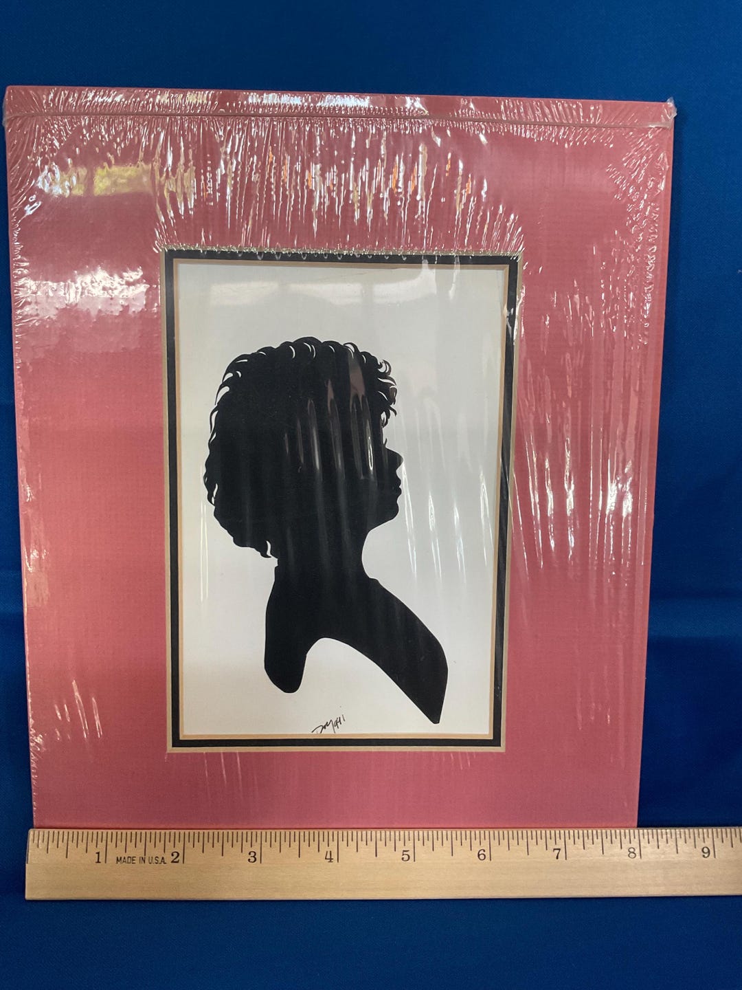 Signed Silhouette Portrait: Deborah O'connor, 1991 - Matted & Ready to ...