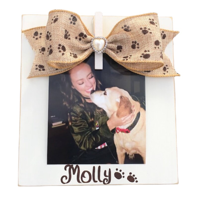 Personalized Paw Print Pet Frame for the Pet Lover - Etsy