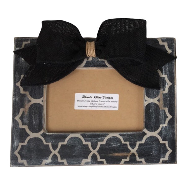 Quatrefoil Frame - Etsy