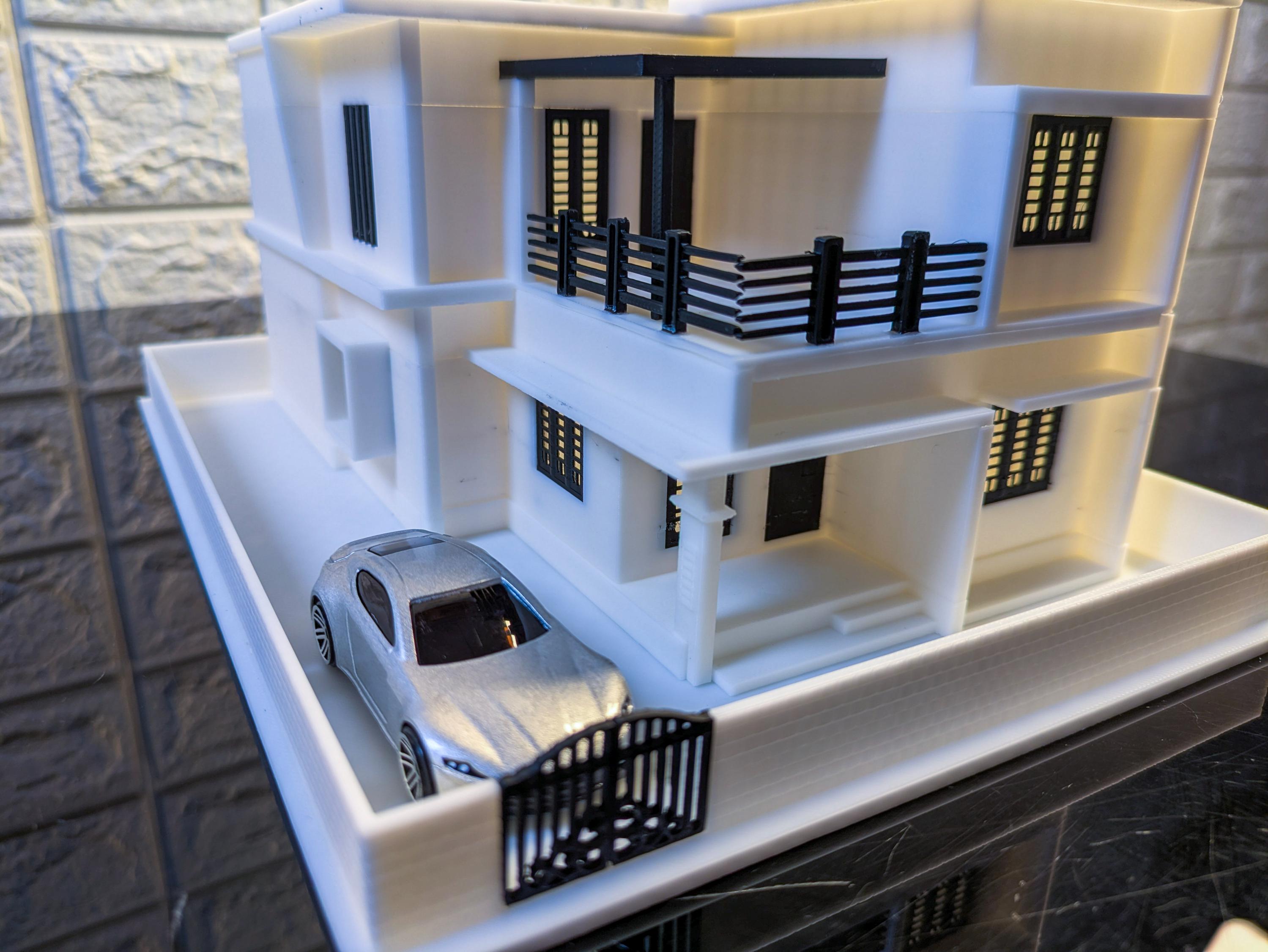 Custom 3D Printed House Model From Blueprint | Architectural ...