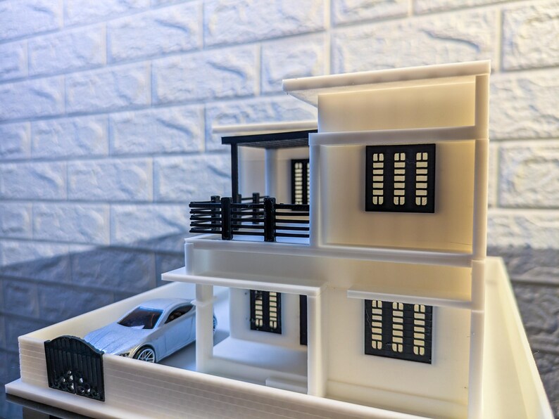 Custom 3D Printed House Model From Blueprint | Architectural ...