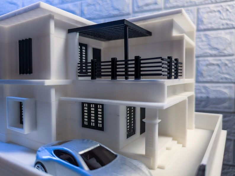 Custom 3D Printed House Model From Blueprint | Architectural ...