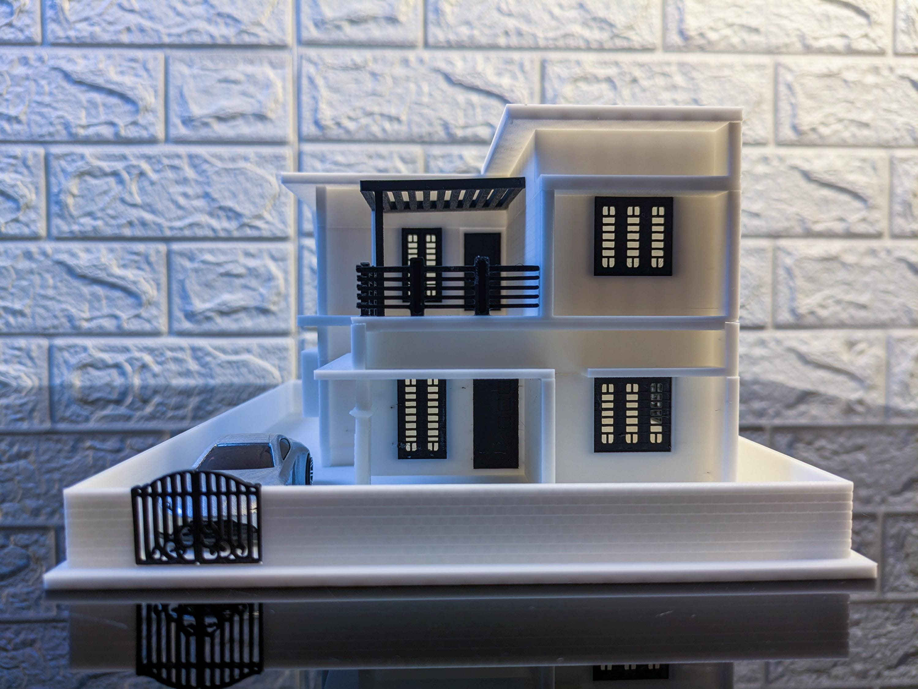 Custom 3D Printed House Model From Blueprint | Architectural ...