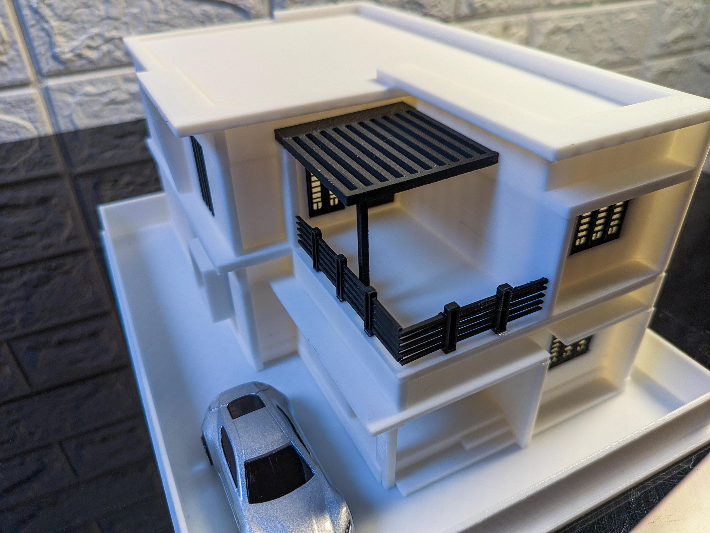 Custom 3D Printed House Model From Blueprint | Architectural ...