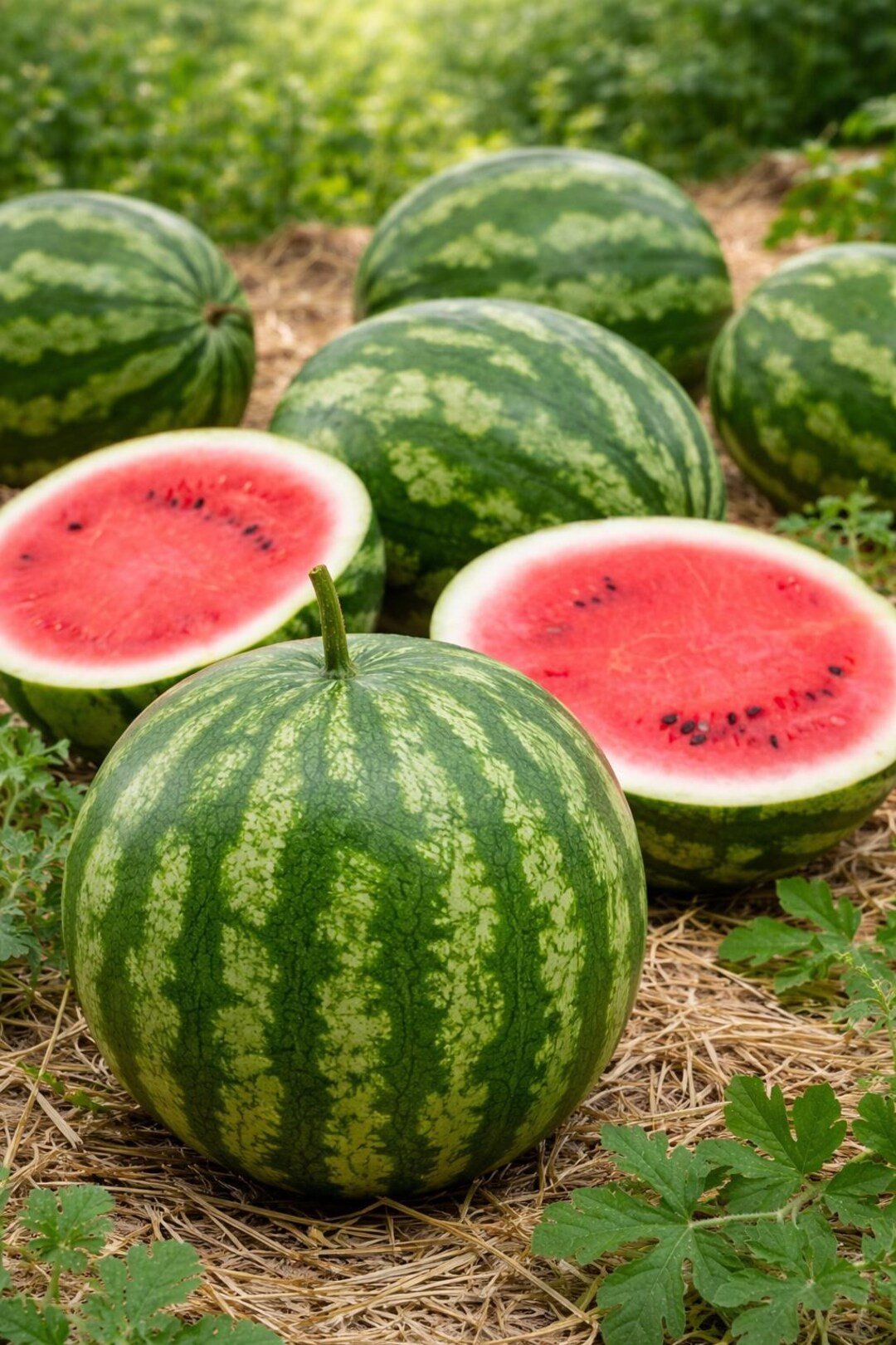 50 Cal Sweet Bush Watermelon Seeds for Planting - Compact Bush Melon ...