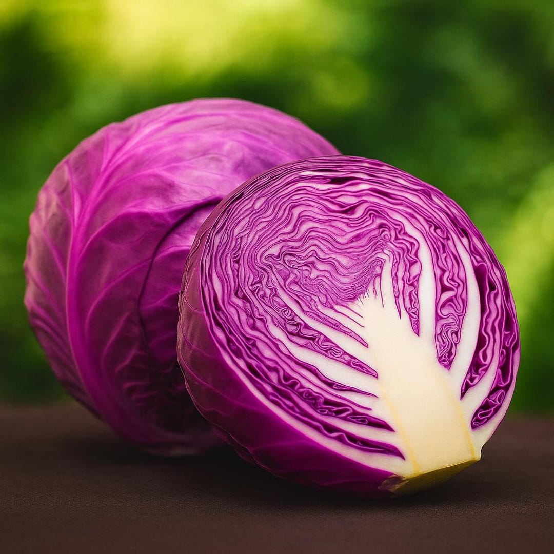 500 Red (purple) Cabbage Seeds: Heirloom Non-gmo Brassica - Etsy