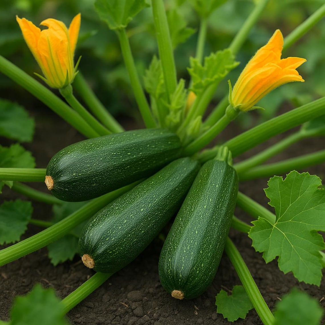 25 Green Bush Zucchini Seeds: Compact Heirloom Summer Squash - Etsy
