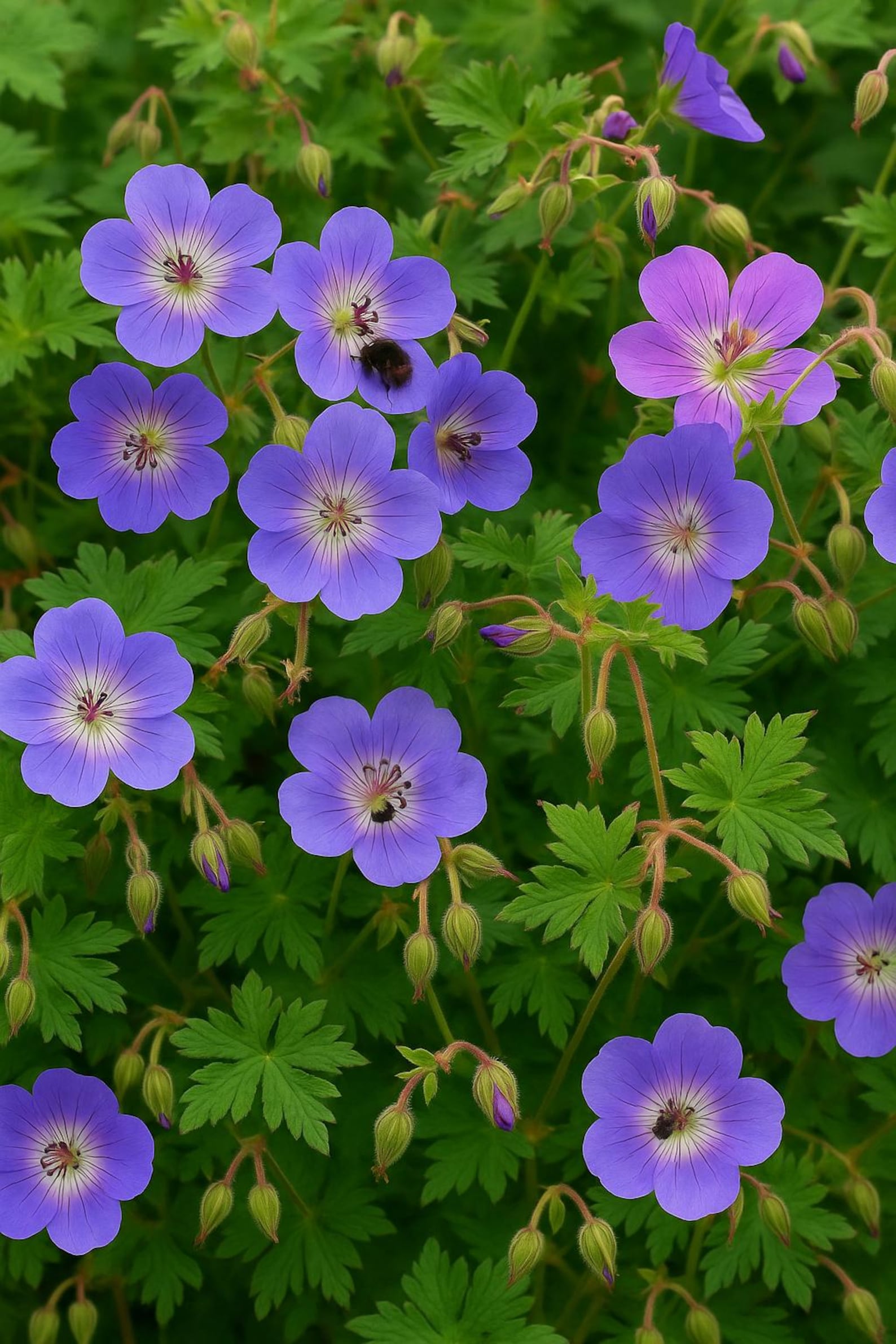25 Rozanne Geranium Seeds, Perennial Groundcover With Lavender-blue ...
