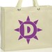 Monogram Beach Bag, Large Sun Design Canvas Tote Bag, Natural, Reusable ...