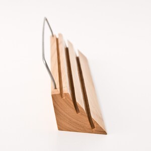 Wooden Note Card Bleacher / Index Card Holder / Business Card Display ...