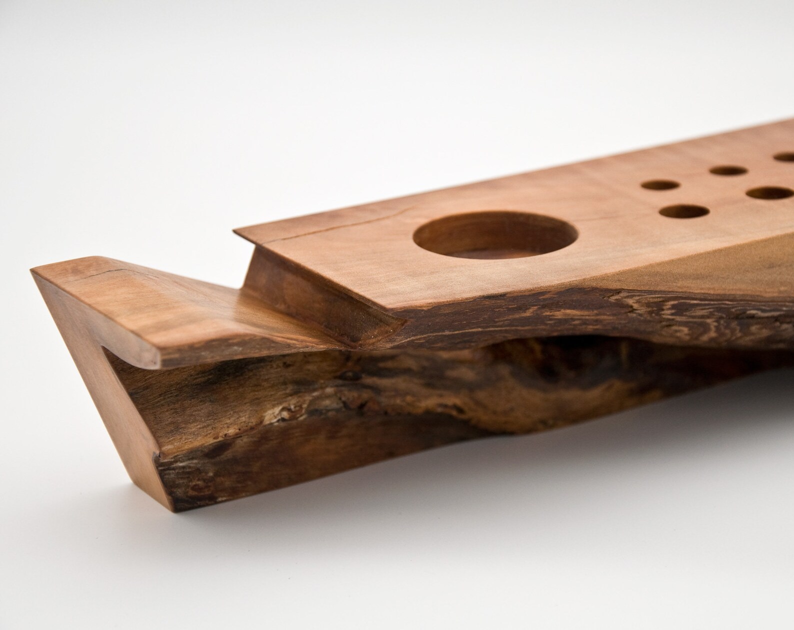 Unique Wooden Desk Organizer / Large Desktop Storage / One of - Etsy