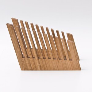 Wooden File Holder / Decorative Desktop Sorter / File Organizer for ...