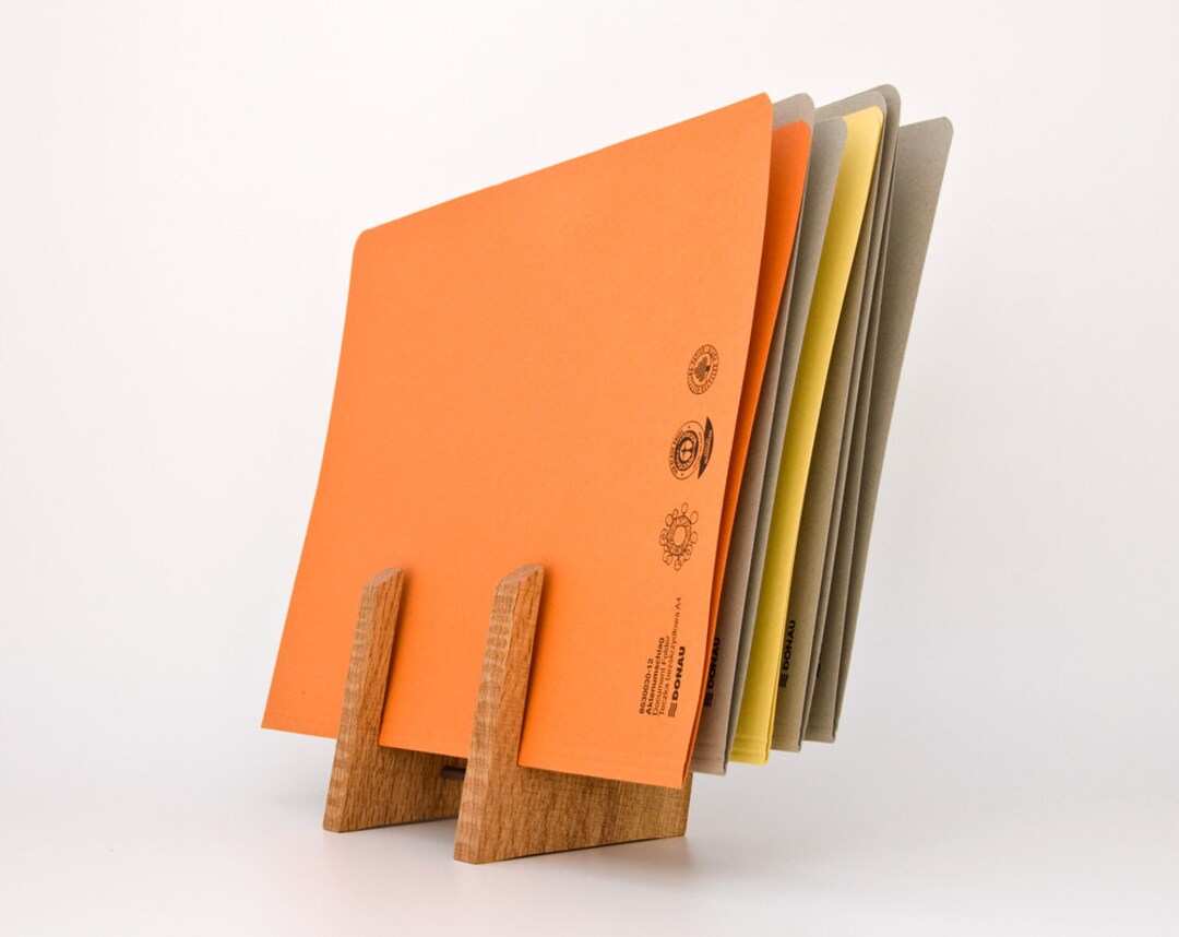 Small Wooden File Organizer / Desktop File Sorter / Table Organizer ...
