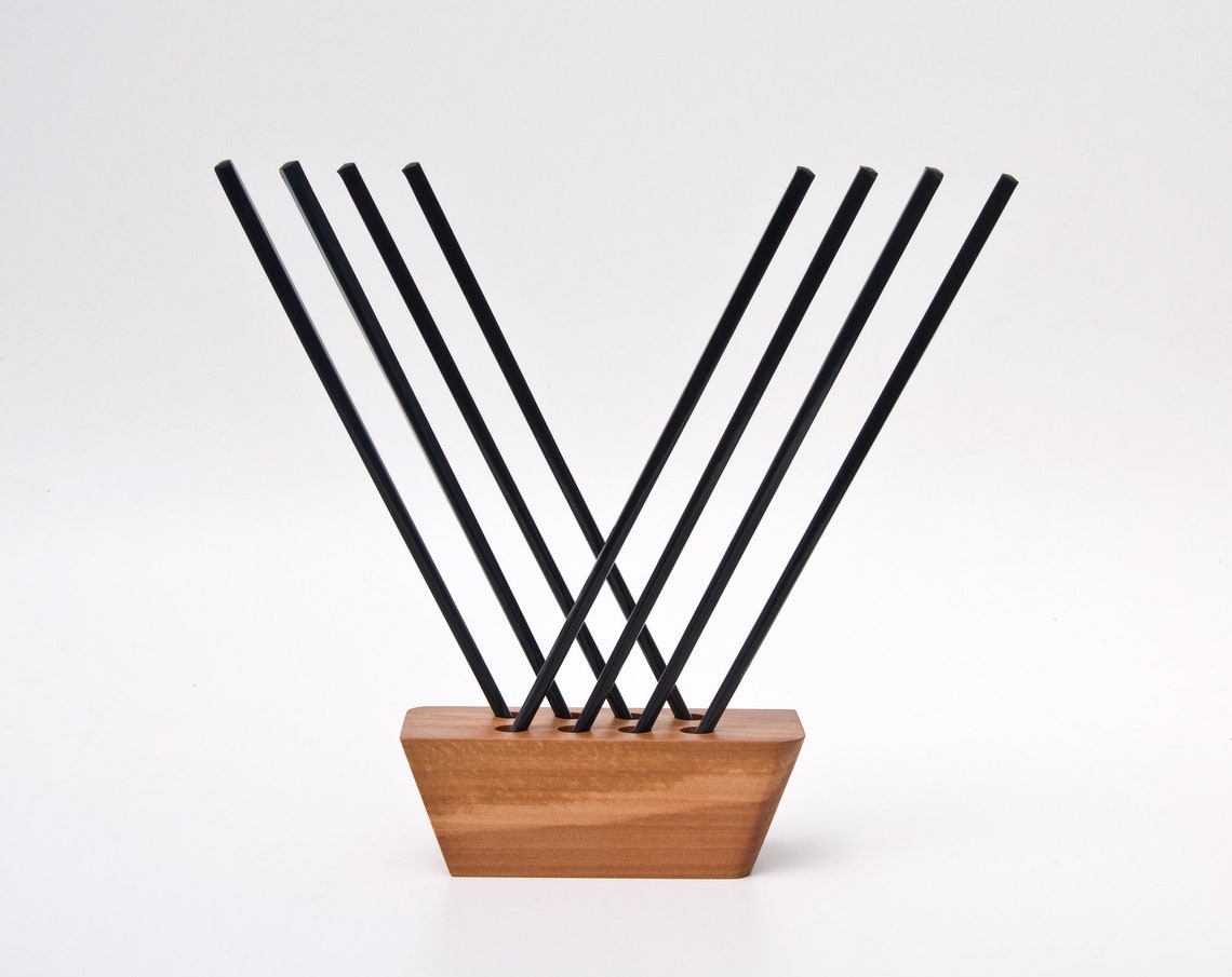 Chopstick Display Wood Chopstick Holder Asian Table Decoration ...