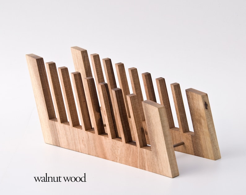 File Folder Organizer Rack / Wood Desk Organizer for Files / - Etsy