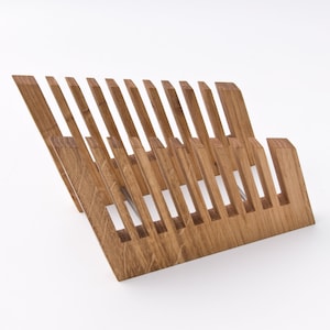 Wooden File Holder / Decorative Desktop Sorter / File Organizer for ...