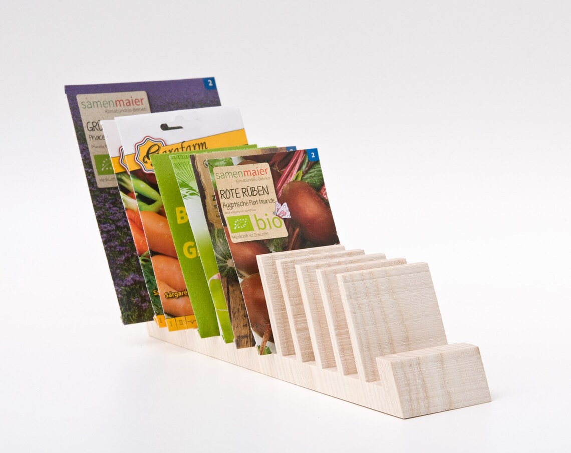 Small Merchandise Display / Wooden Card and Sign Holder for - Etsy