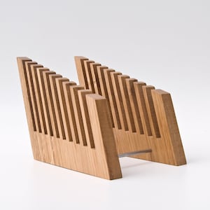 Wooden File Holder / Decorative Desktop Sorter / File Organizer for ...