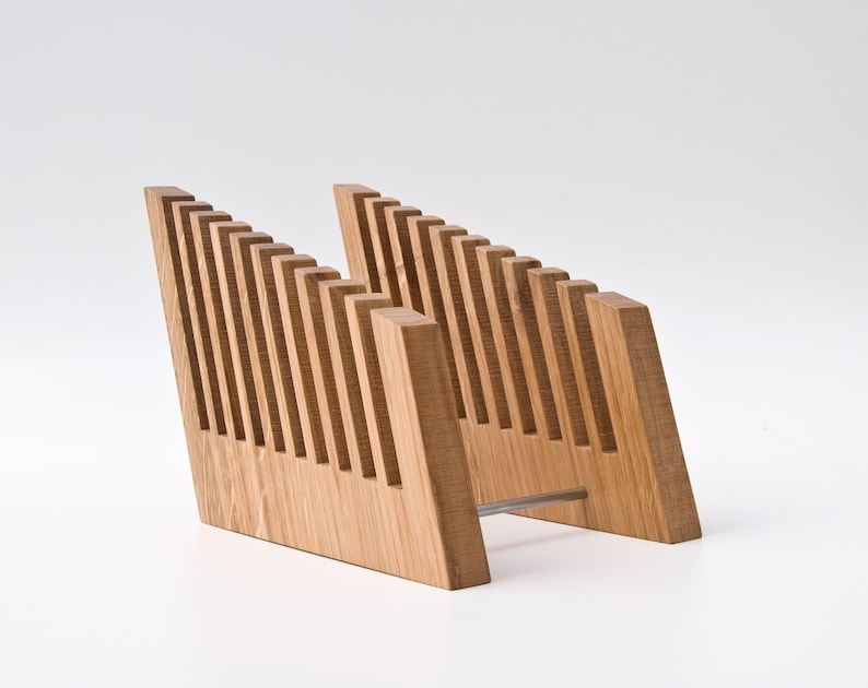 Wooden File Holder / Decorative Desktop Sorter / File Organizer for ...