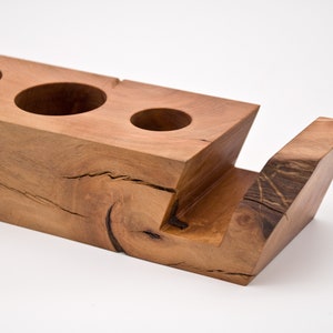 Unique Wooden Desk Organizer / Large Desktop Storage / One of a Kind ...