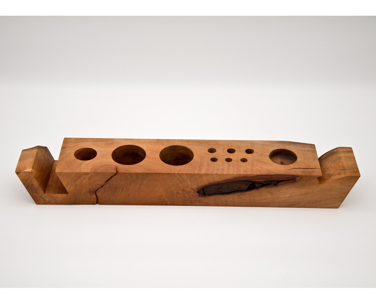 Unique Wooden Desk Organizer / Large Desktop Storage / One of - Etsy