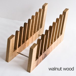 File Folder Organizer Rack / Wood Desk Organizer for Files / Letter ...