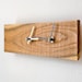 Dual Time Clock, Wooden Dual Time Zone Clock, Modern Wall Clock SAPPHO ...