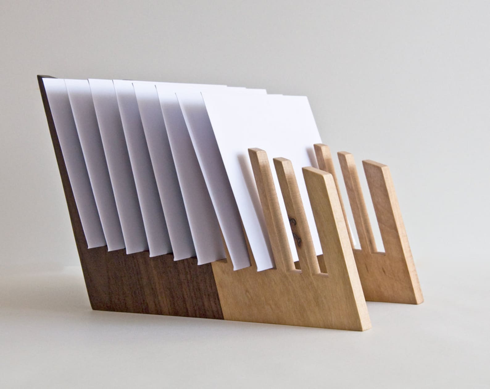 File Organizer for Desk / Desktop File Holder / Vertical File | Etsy