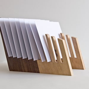 File Organizer for Desk / Desktop File Holder / Vertical File Sorter ...