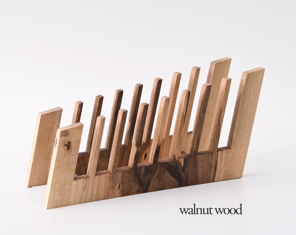 File Folder Organizer Rack / Wood Desk Organizer for Files / | Etsy