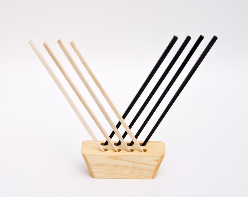 Chopstick Display Wood Chopstick Holder Asian Table Decoration - Etsy