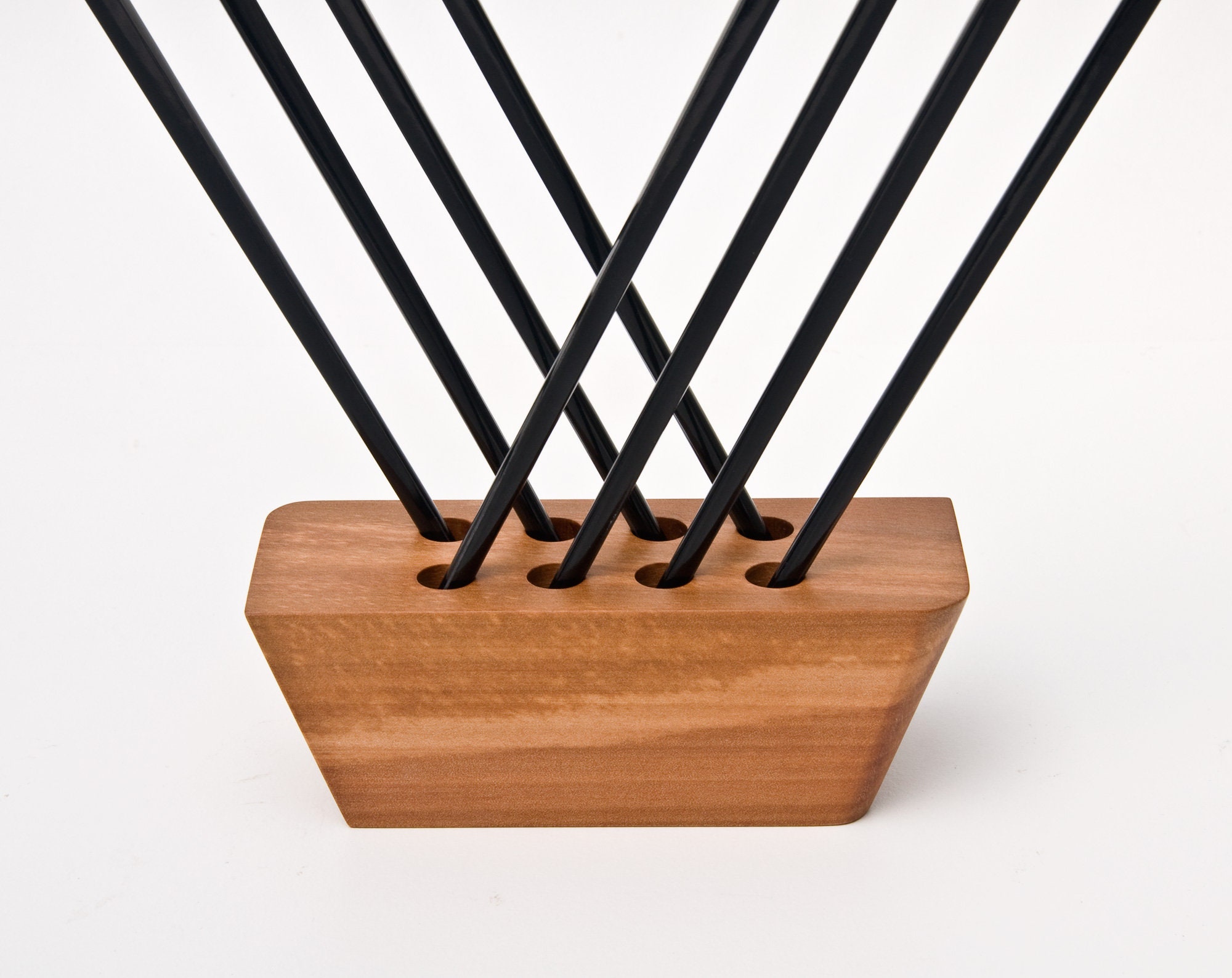 Chopstick Display Wood Chopstick Holder Asian Table Decoration ...