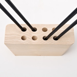 Chopstick Display Wood Chopstick Holder Asian Table Decoration ...