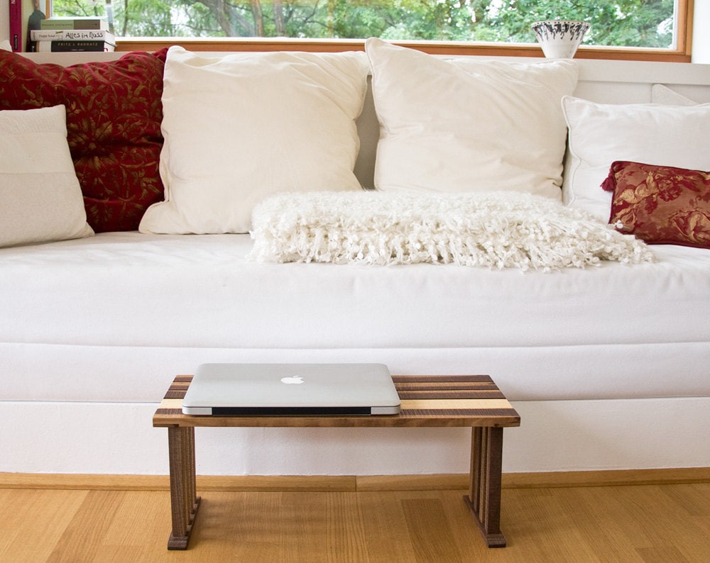 Bedside Laptop Table Wood Lap Desk Sofa Table Bed Laptop | Etsy Canada