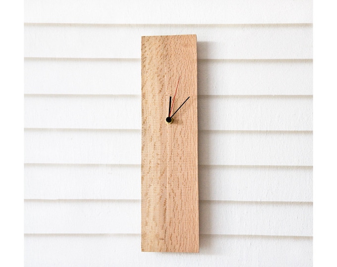 Rectangular Wooden Wall Clock / Modern Minimalist Wall Decor ELIAN - Etsy