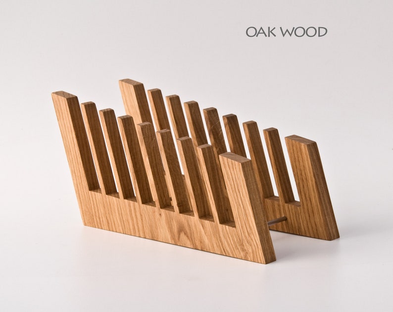 File Folder Organizer Rack / Wood Desk Organizer for Files / - Etsy