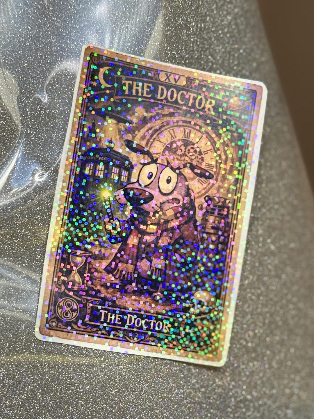 THE DOCTOR Courage the Cowardly Dog Tarot Sticker Collection Large ...