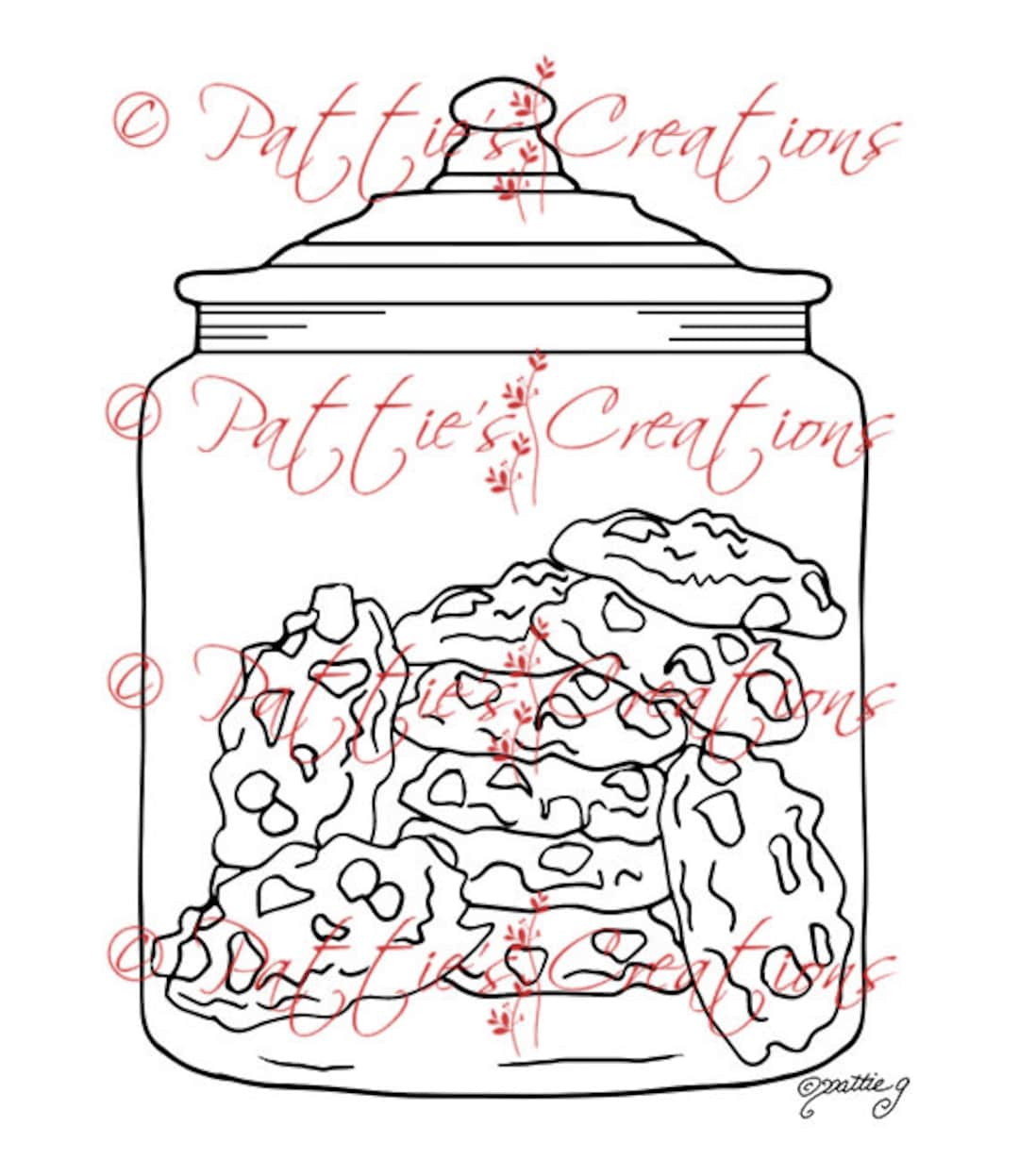 Cookie Jar Clipart Black And White