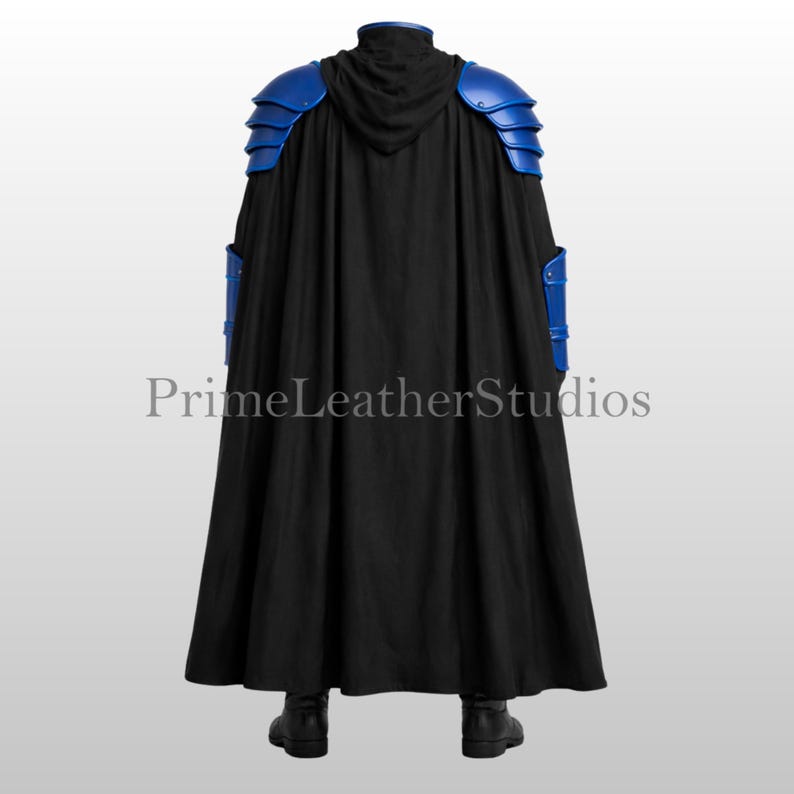Handmade Leather Medieval Knight Armor Costume With Cape | Warrior ...