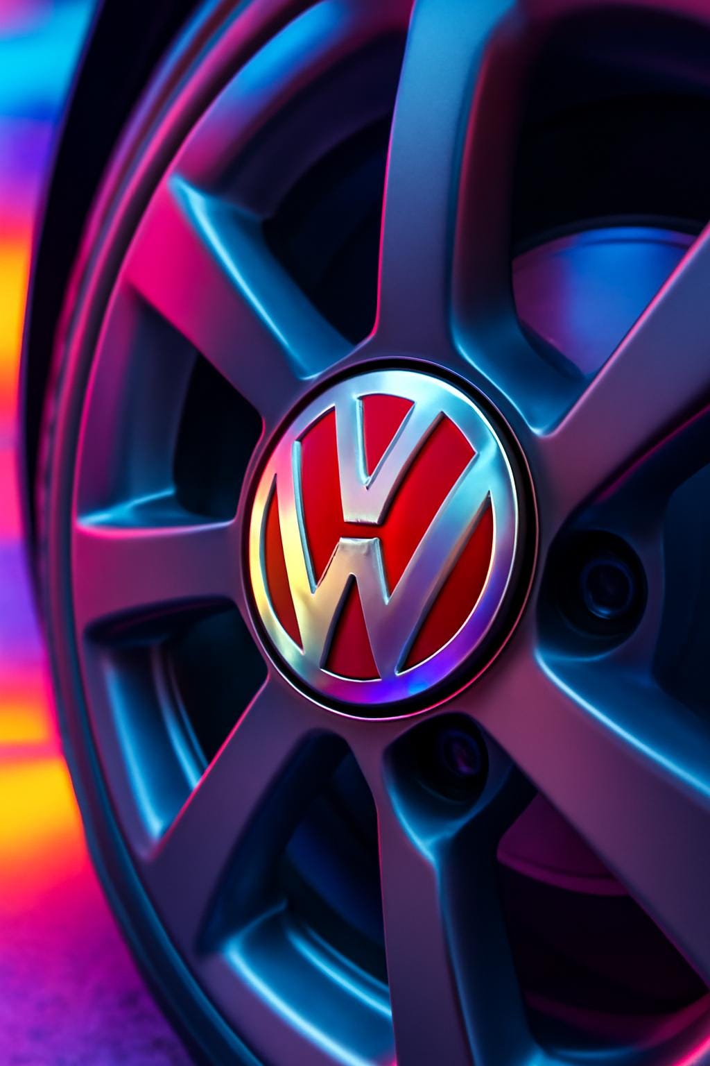VW Wheel Center Caps: 65mm & 56mm Logo Emblem, Set of 4 - Etsy