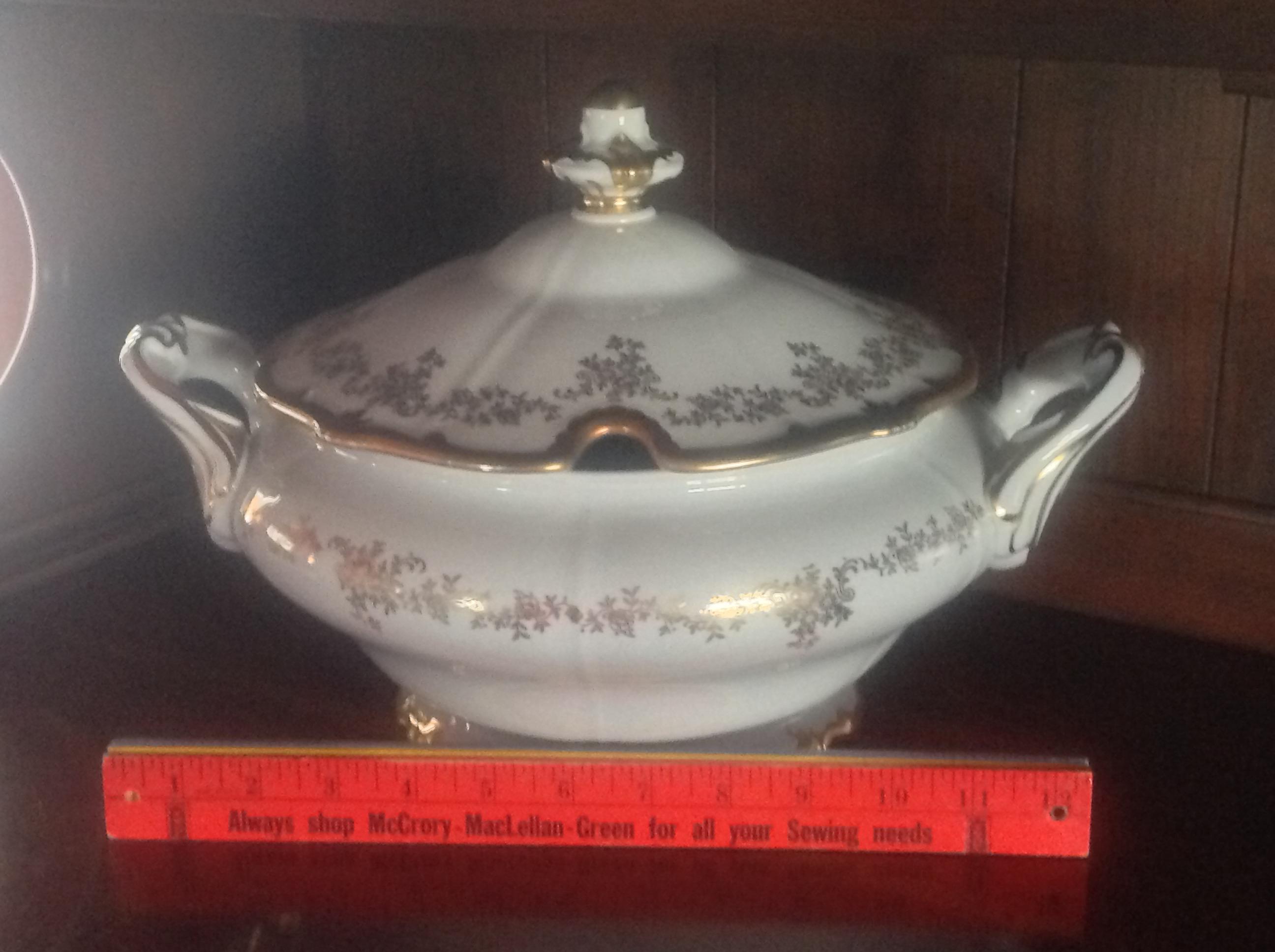 Katharina Porcelain China by Weimar of Germany: Ten Place Settings and ...