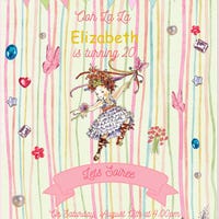 Fancy Nancy Birthday Invitation Template - Etsy