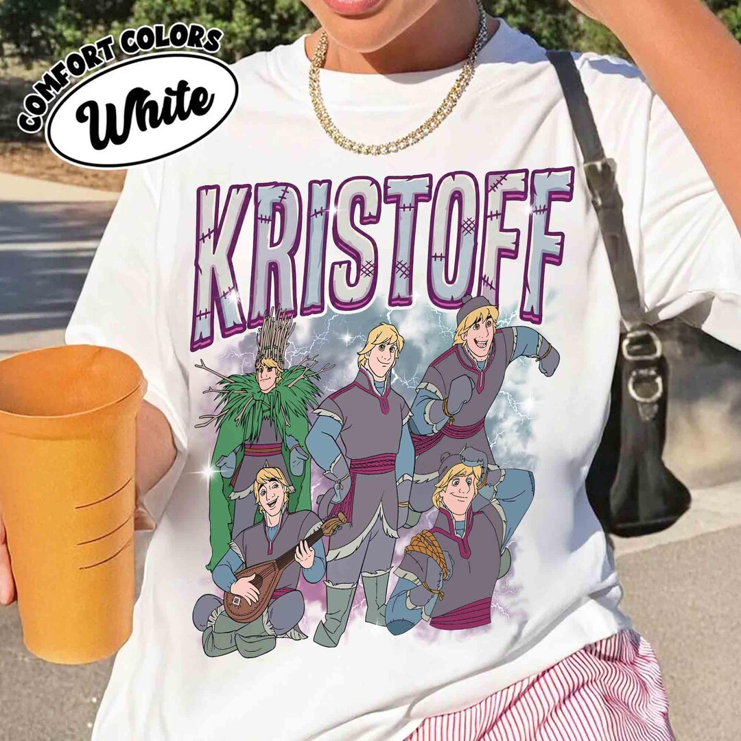 Vintage Bootleg Disney Kristoff Portrait Shirt, Disney Frozen Group ...