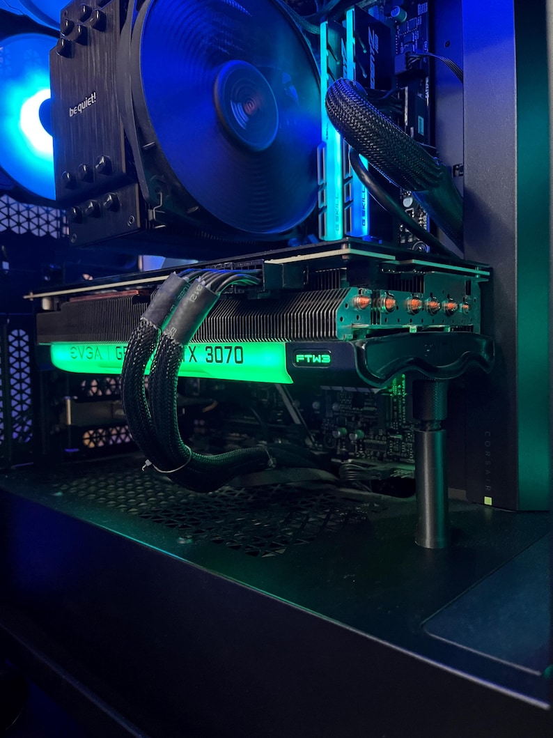 Adjustable GPU Support Brace | Prevent GPU Sag || PC Gaming Rig ...