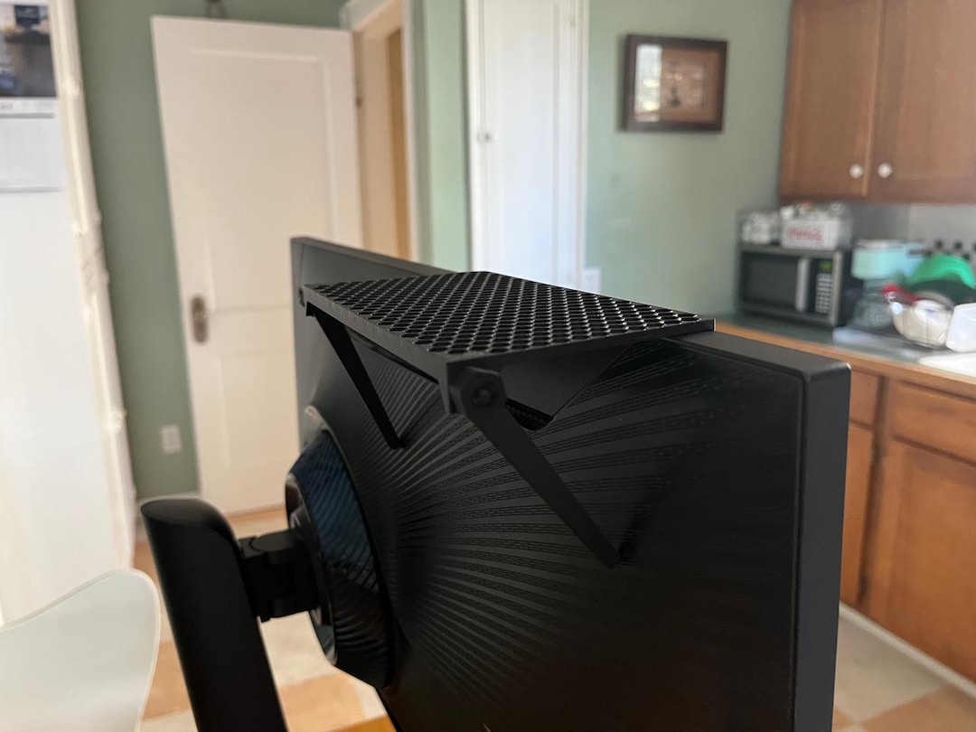 Small Clip-on Monitor Shelf | Lightweight Storage for Desk Accessories ...