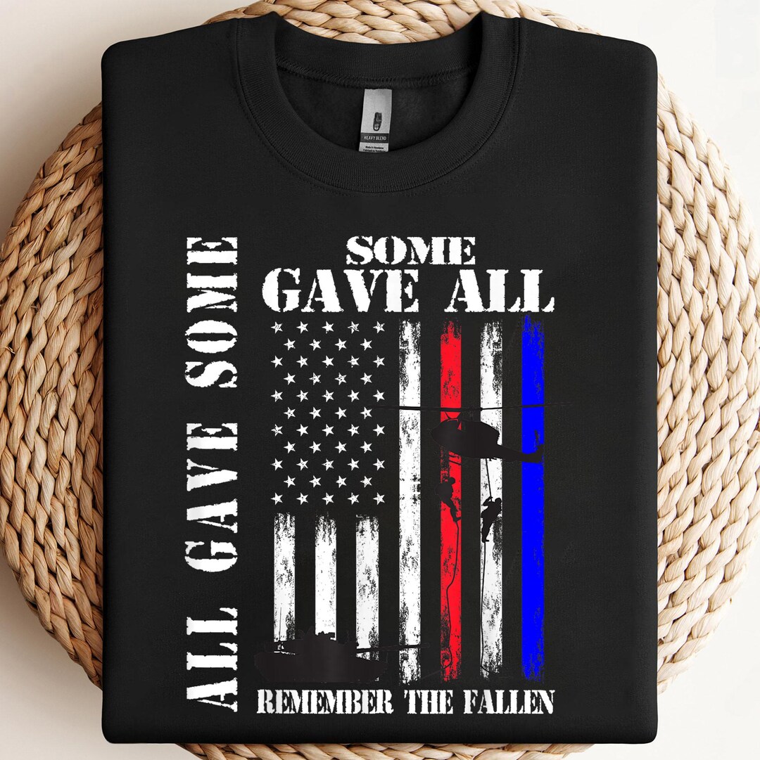 All Gave Some Some Gave All Flag Veteran Memorial Day Family PNG ...