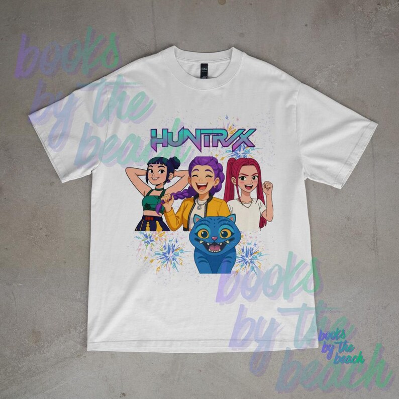 Huntrix and Derpy PNG, Kpop Demon Hunters Kids Tshirt, Cute Meme Style ...